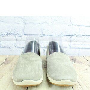L.L. Bean | Shoes | Ll Bean Back Cove Gray Suede Slip On Stretch Nubuck ...